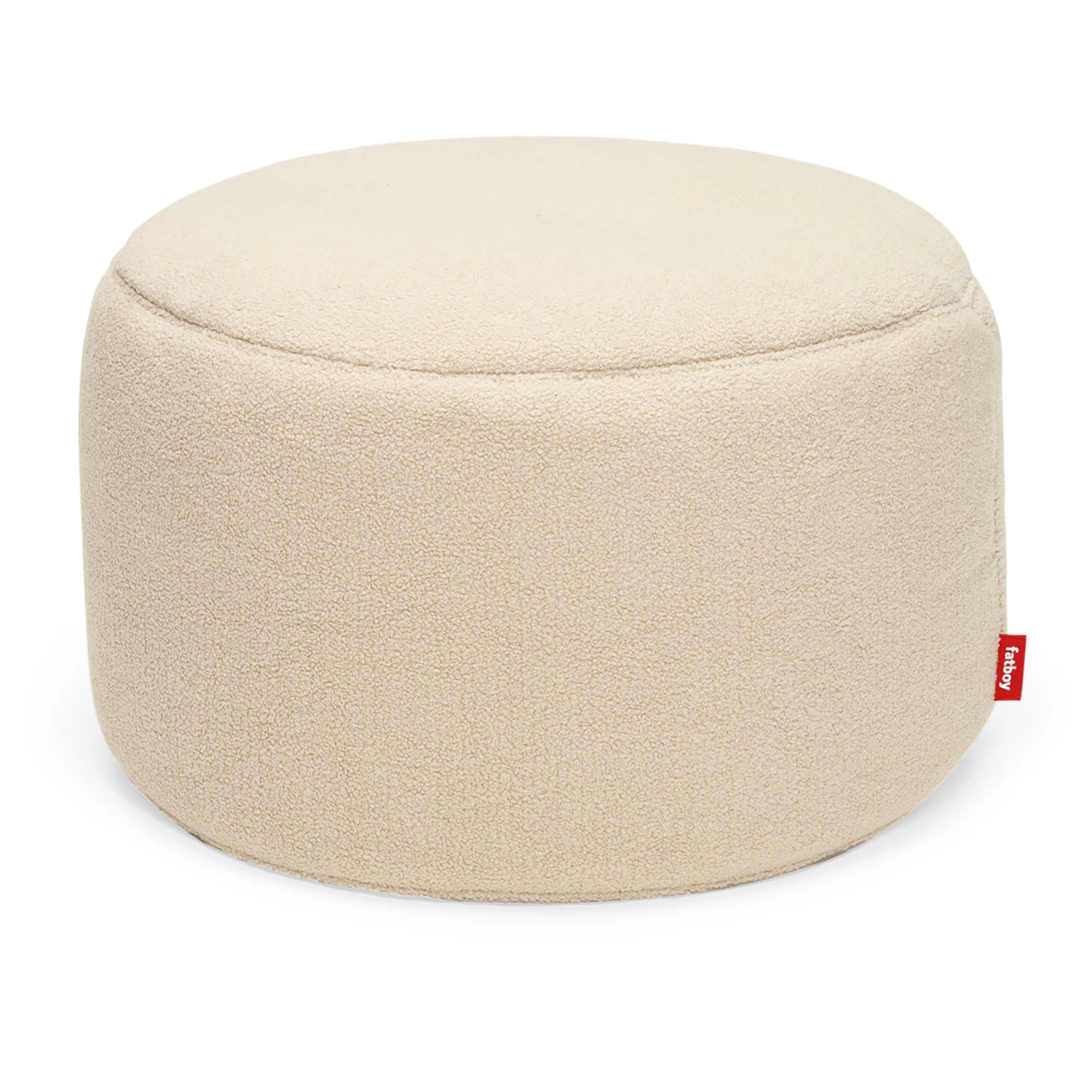 Point Large Sherp Puff, Ecru fra Fatboy | RoyalDesign.no