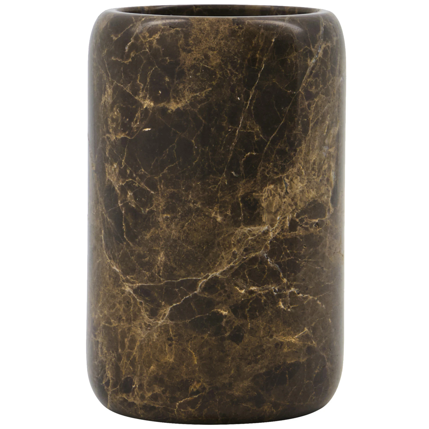 Able Tannbørsteholder Marmor, Brun fra House Doctor | RoyalDesign.no