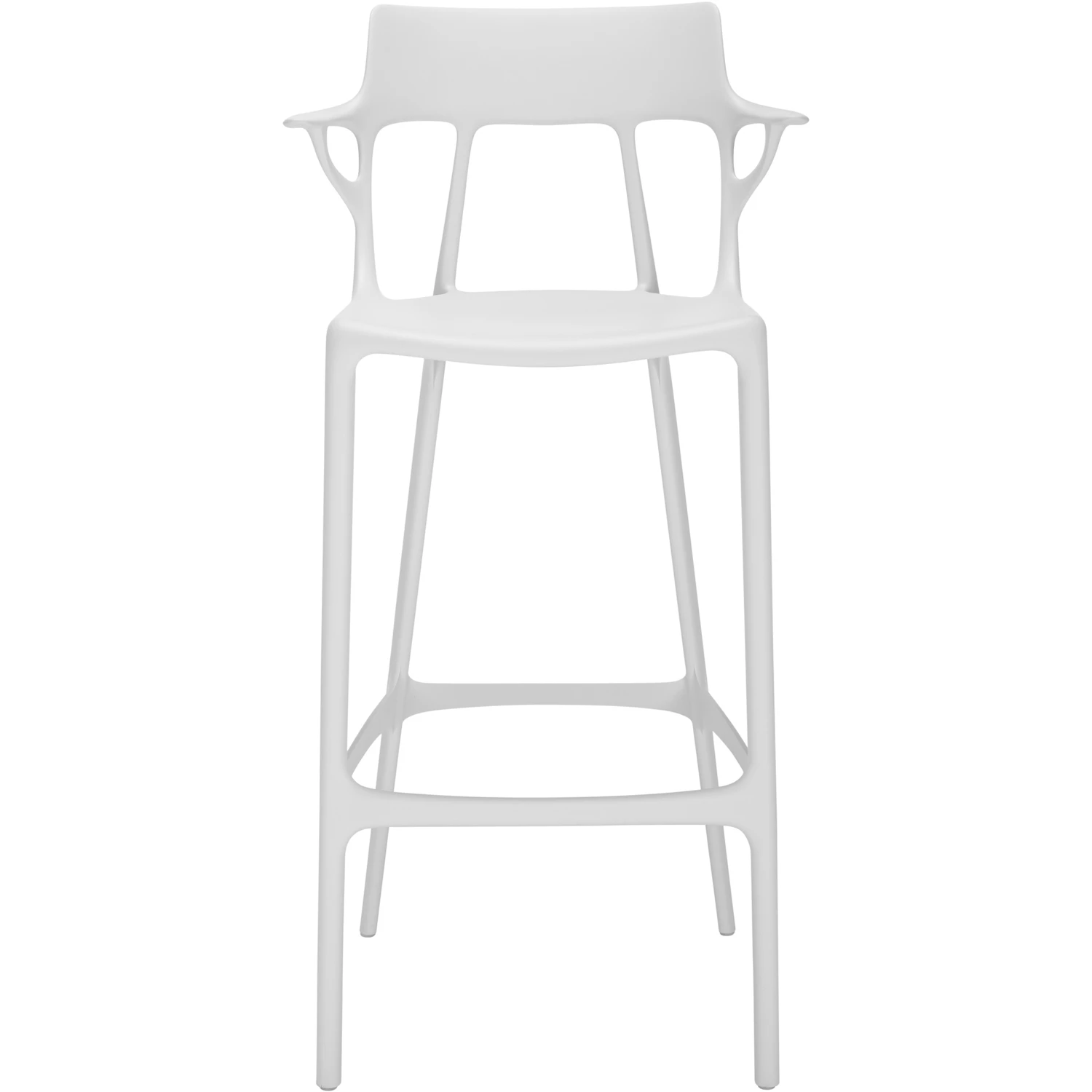 A.I. Barstol Resirkulert 75 cm, Hvit fra Kartell | RoyalDesign.no