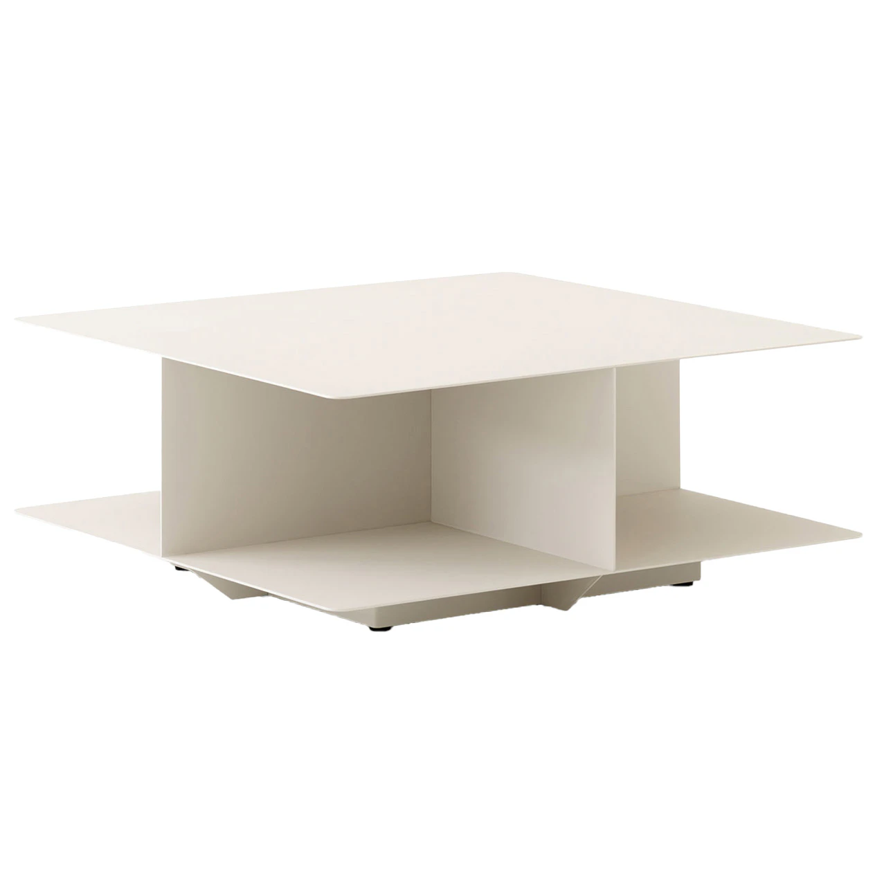 Develius EV3 Salongbord 89x89 cm, Ivory | RoyalDesign.no